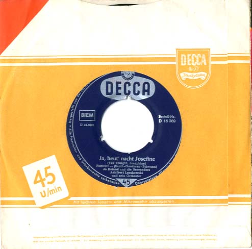 Herberts Oldiesammlung Secondhand LPs Jo Roland - Ja heut Nacht ...