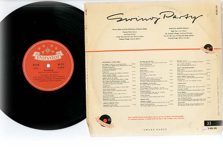 Herberts Oldiesammlung Secondhand LPs Werner Müller - Swing Party (25 cm) (LP)
