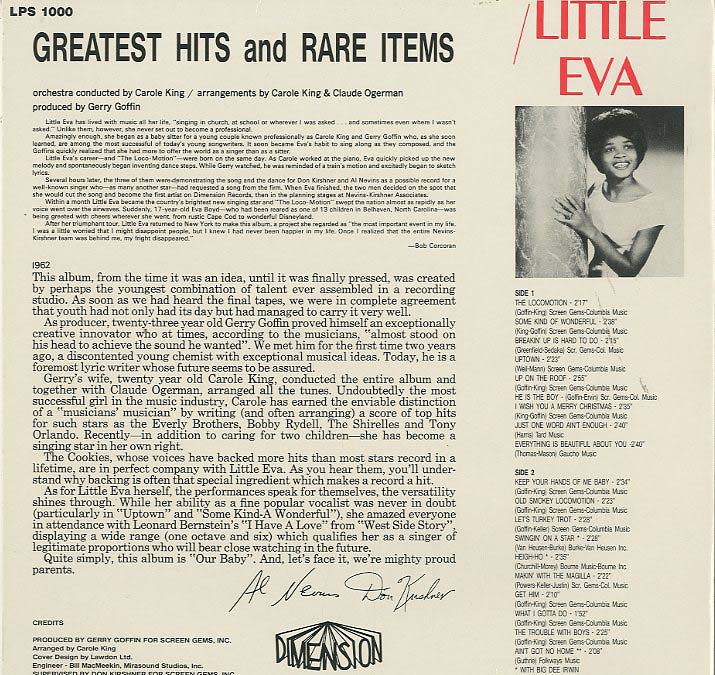 Herberts Oldiesammlung Secondhand LPs Little Eva - Little Eva ...