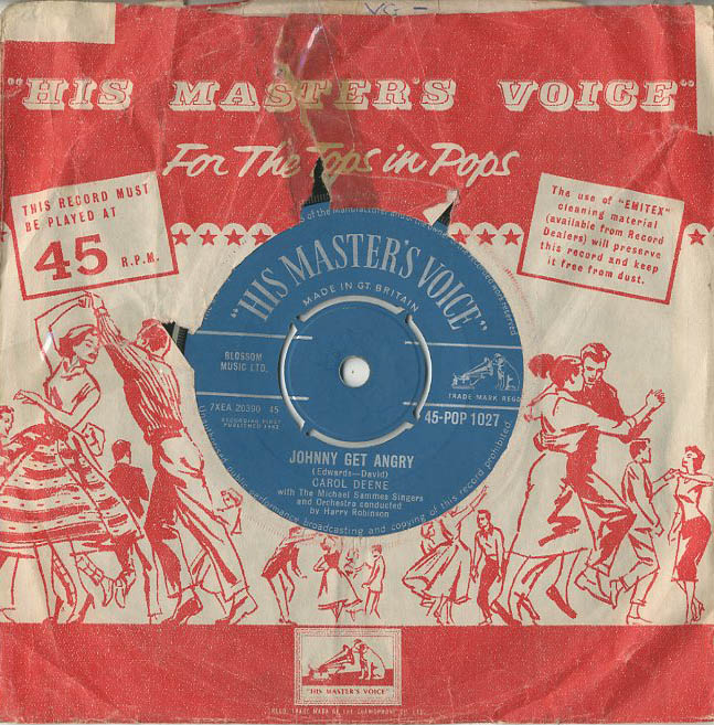 Herberts Oldiesammlung Secondhand LPs Carol Deene - Johnny Get Angry ...