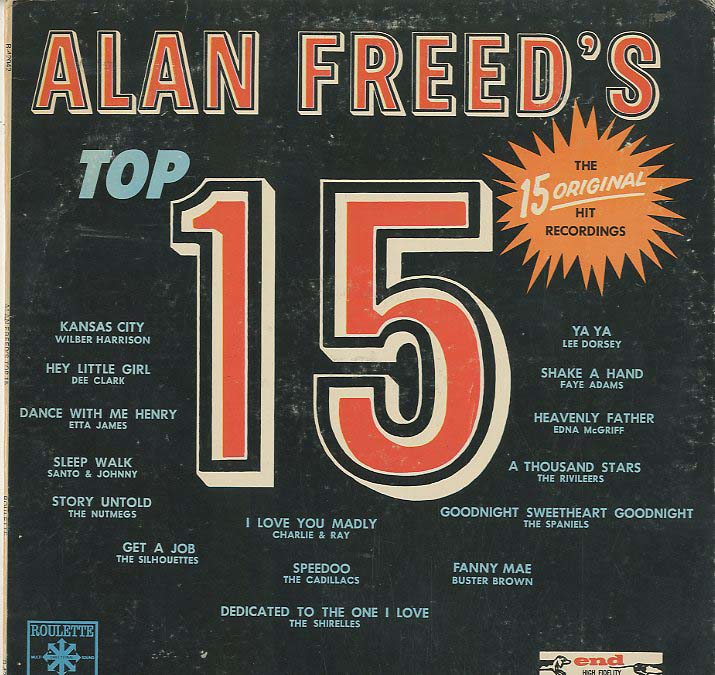 Herberts Oldiesammlung Secondhand LPs Alan Freed - Alan Freeds Top 15 (LP)