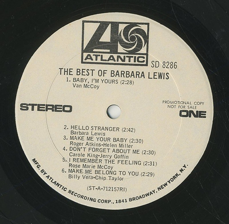Herberts Oldiesammlung Secondhand LPs Barbara Lewis - The Best Of Barbara Lewis (LP)