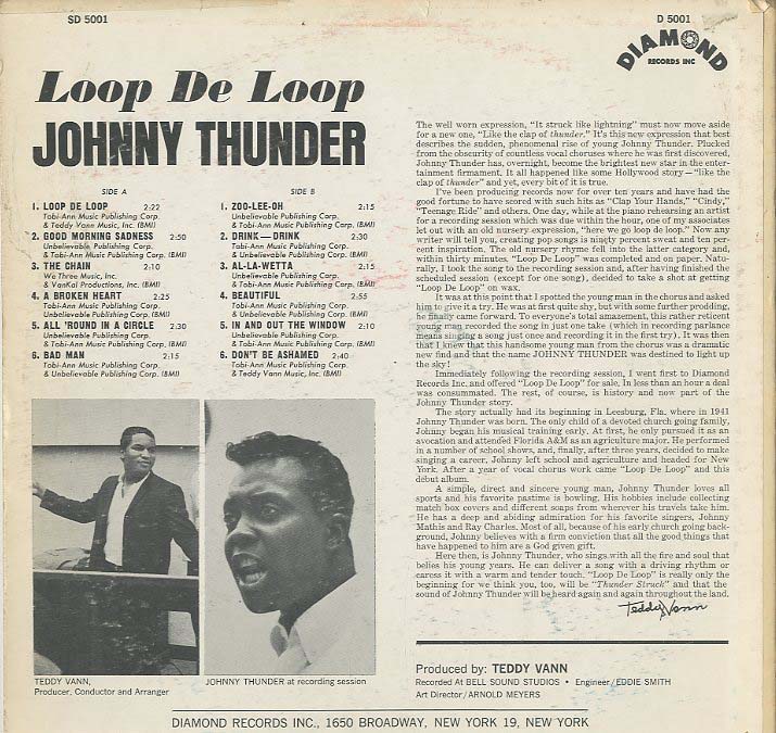 Herberts Oldiesammlung Secondhand LPs Johnny Thunder - Loop De Loop (LP)